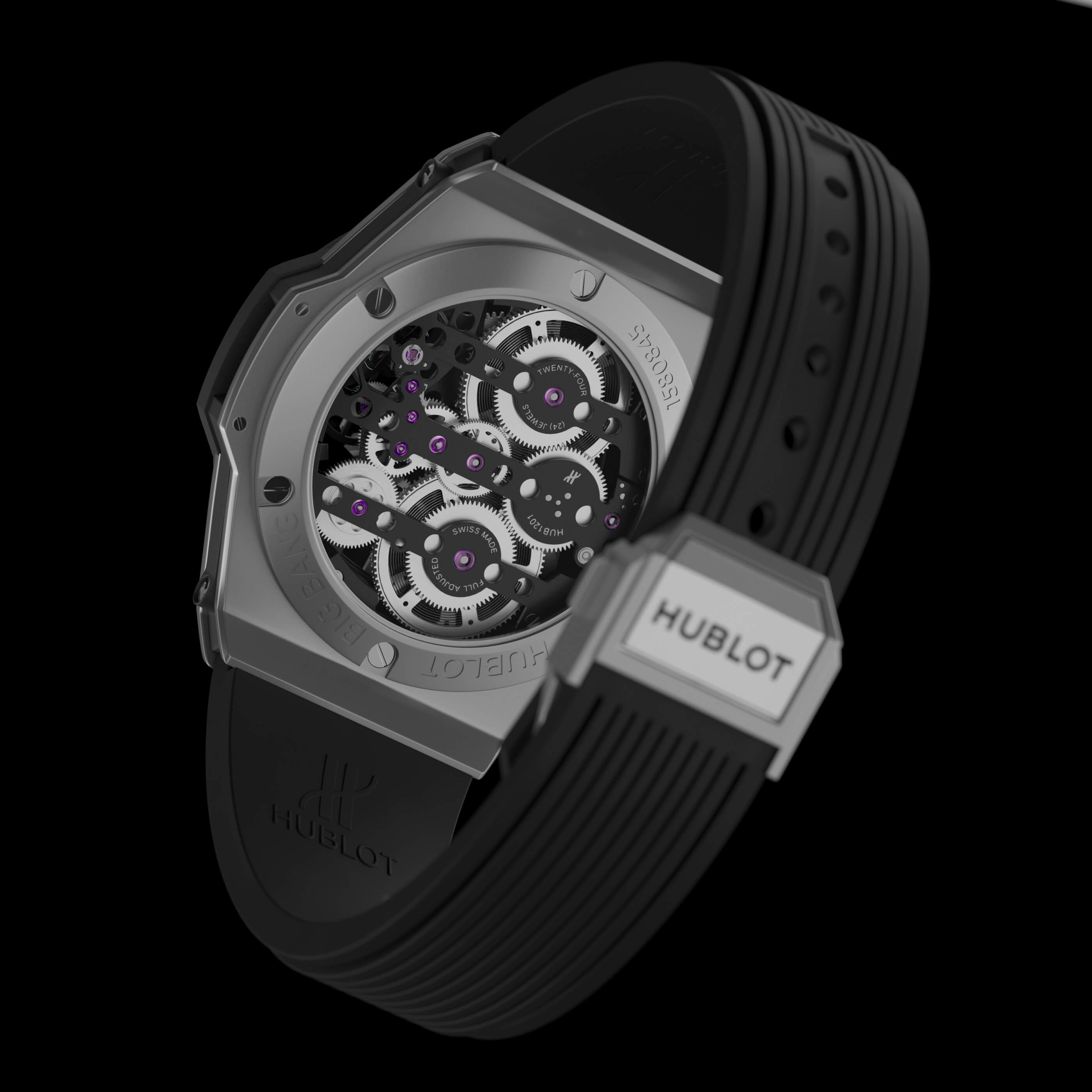 Hublot Meca-10 Titanium 3D Model by Jordaki3d
