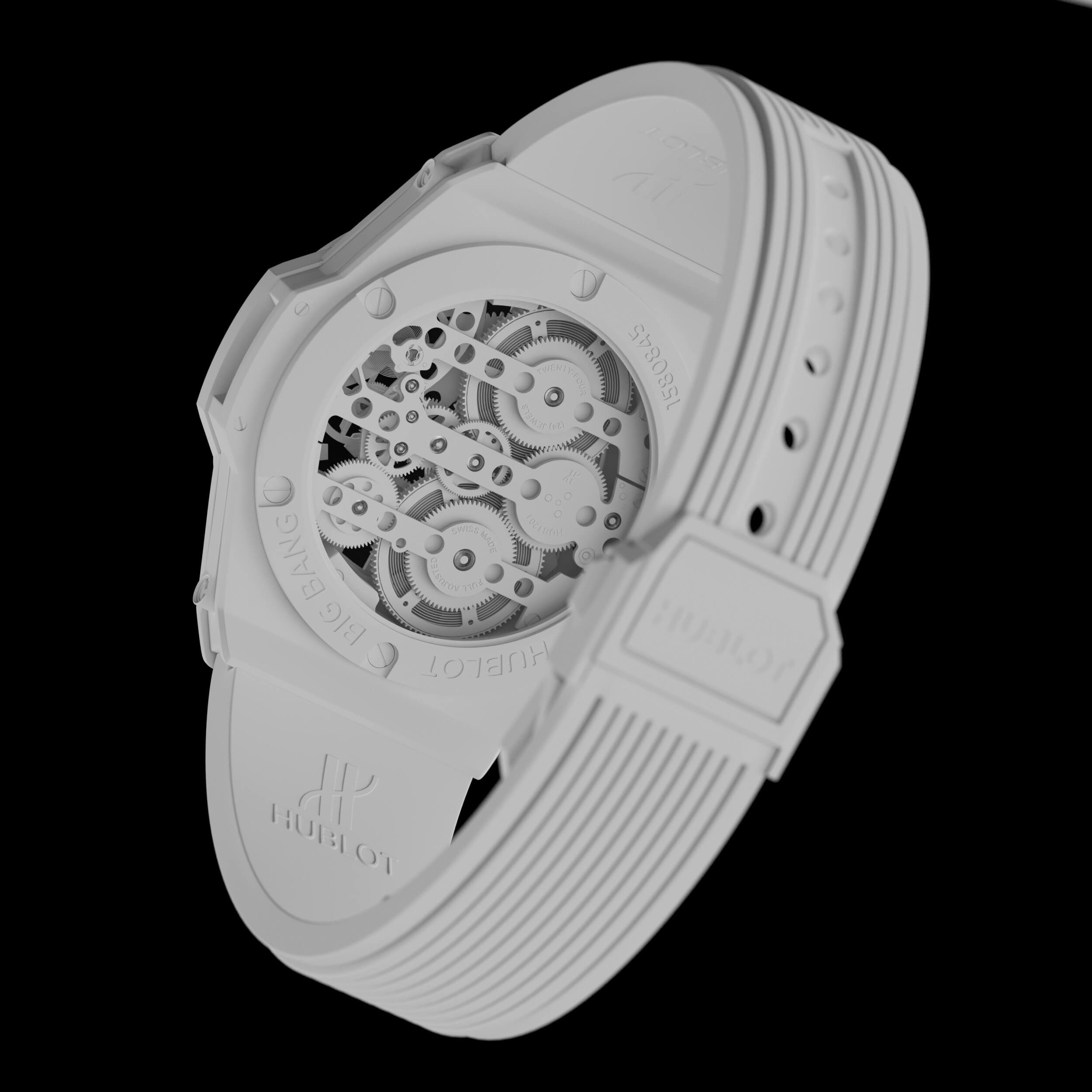 Hublot Meca-10 Titanium 3D Model by Jordaki3d