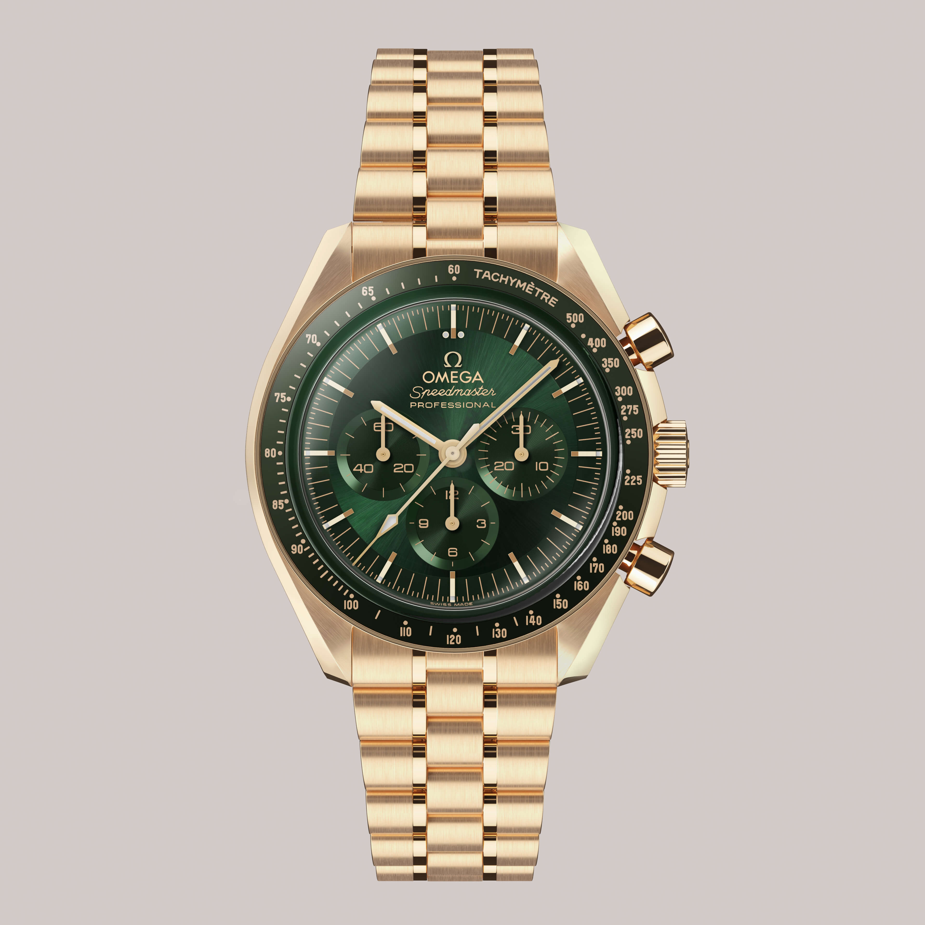 Omega Speedmaster Moonwatch Professional - Gold on Moonshine 3D Model ...
