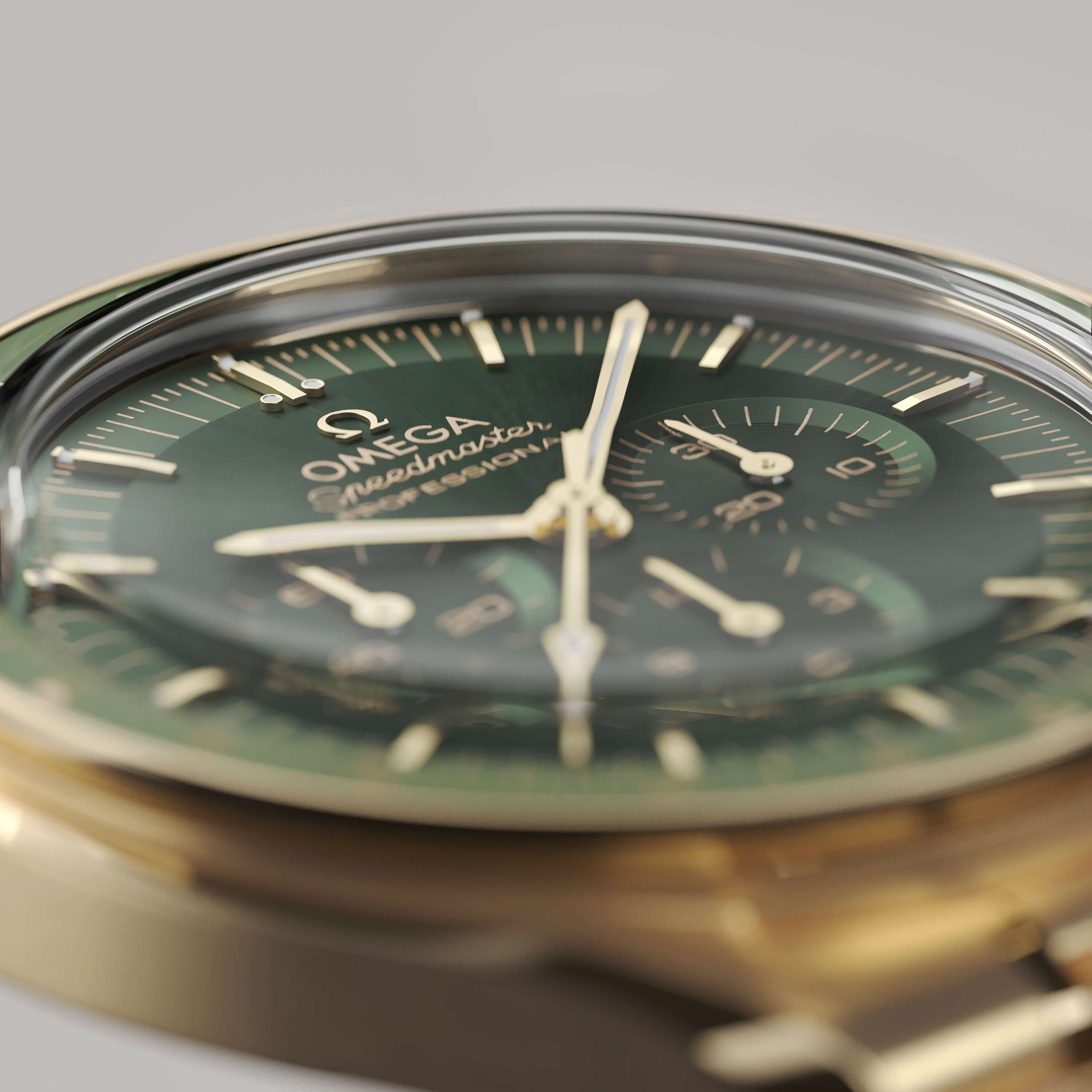 Omega Speedmaster Moonwatch Professional - Gold on Moonshine 3D Model ...