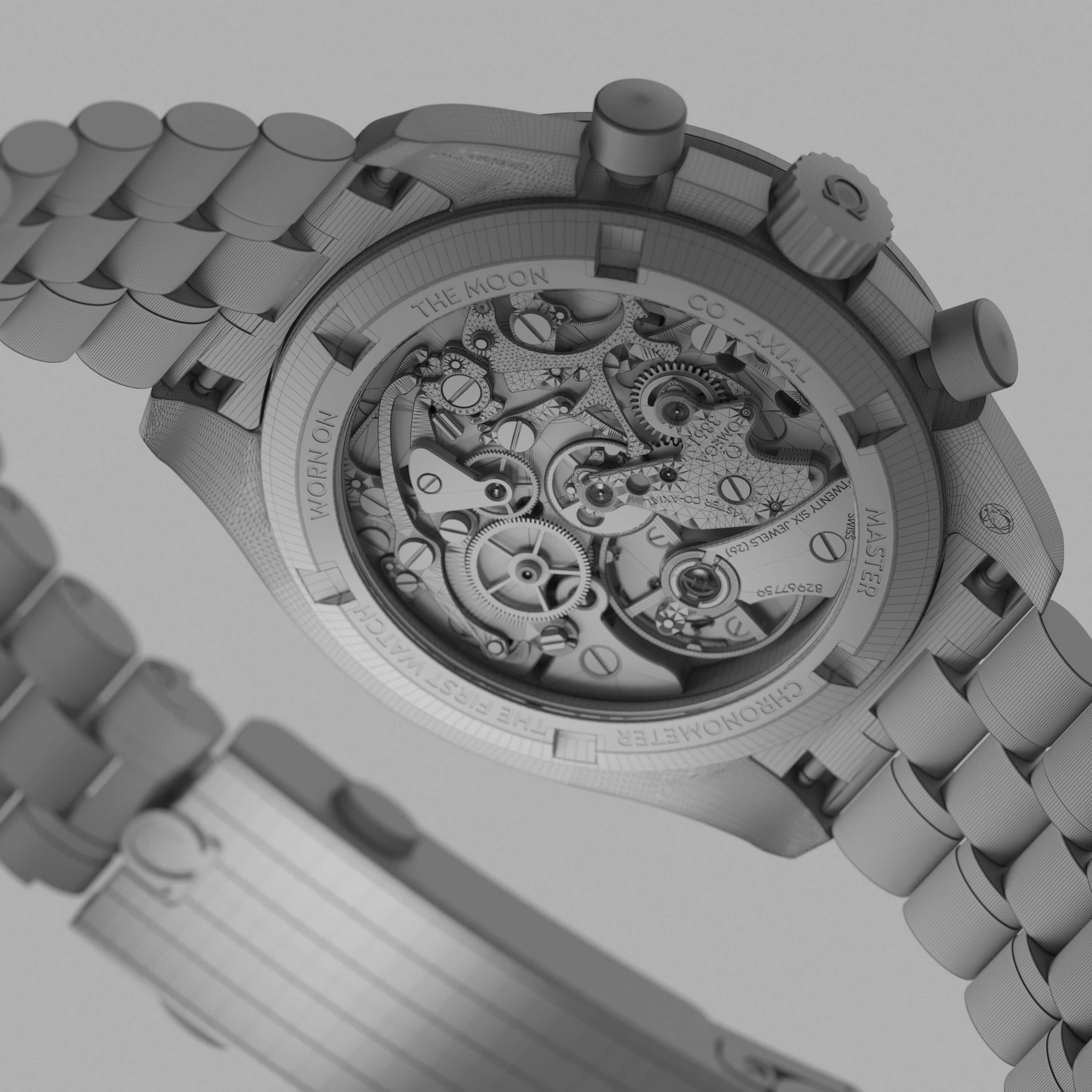 Omega Speedmaster Moonwatch Professional - 3D Model by Jordaki3d
