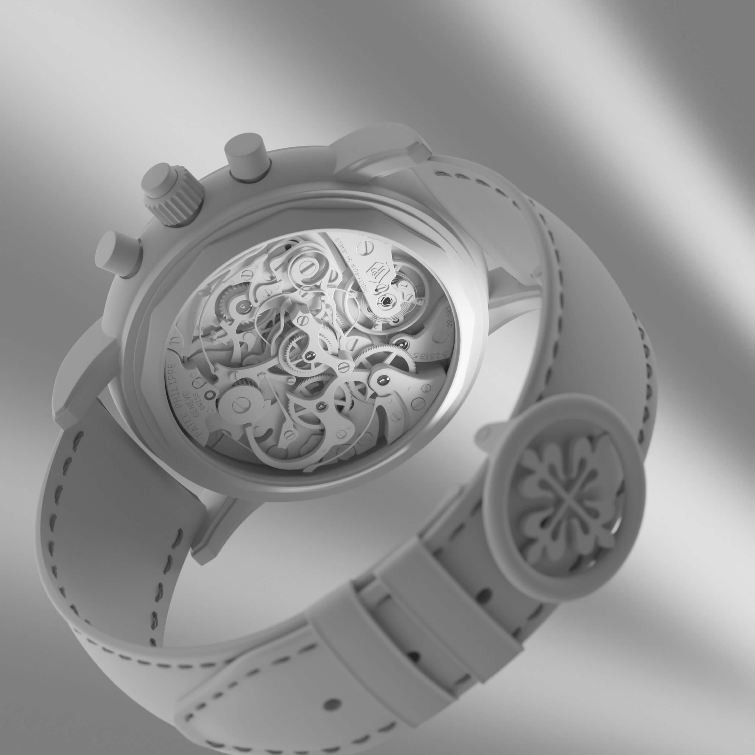 Patek Philippe - Grand Complications - 5204G 3D Model by Jordaki3d