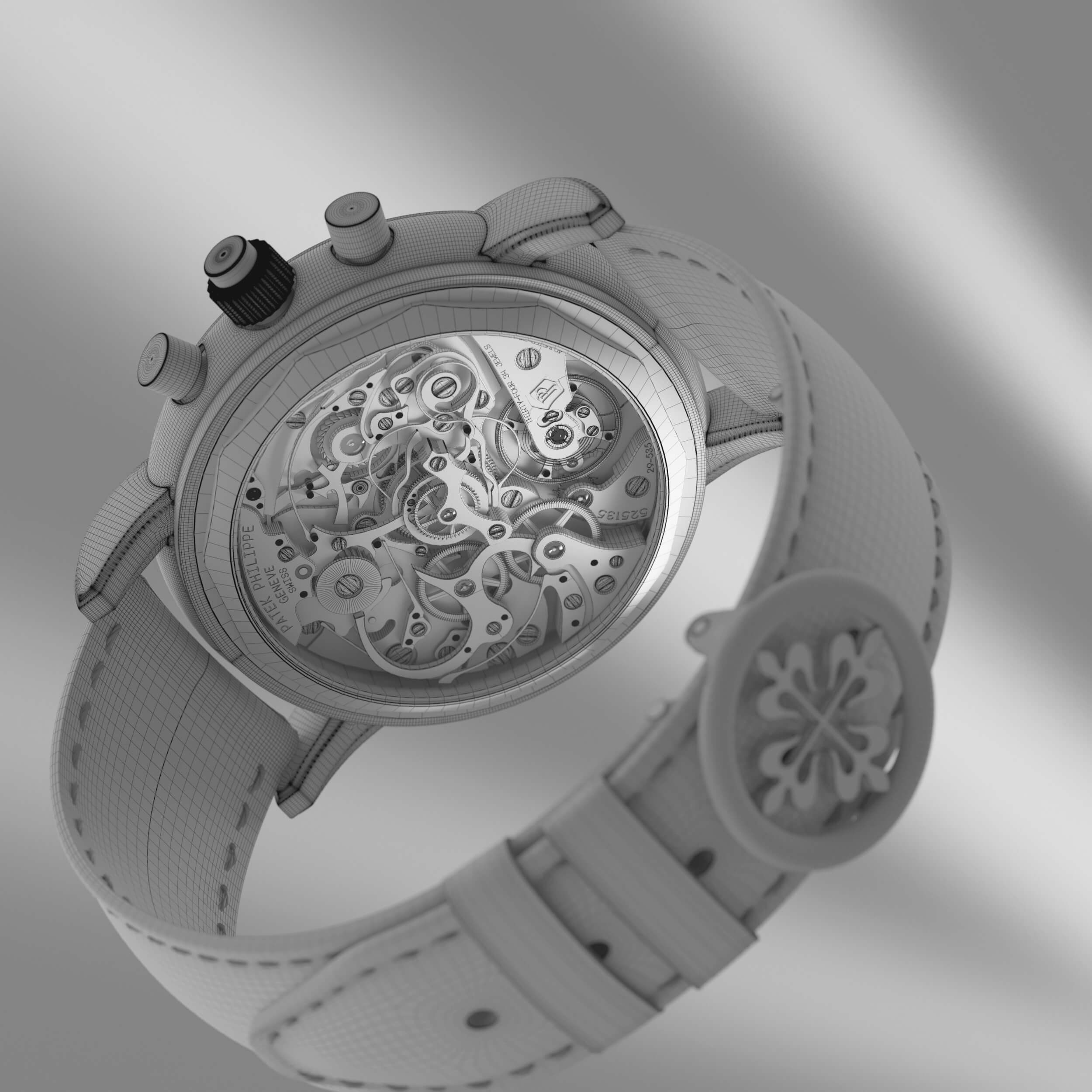 Patek Philippe - Grand Complications - 5204G 3D Model by Jordaki3d