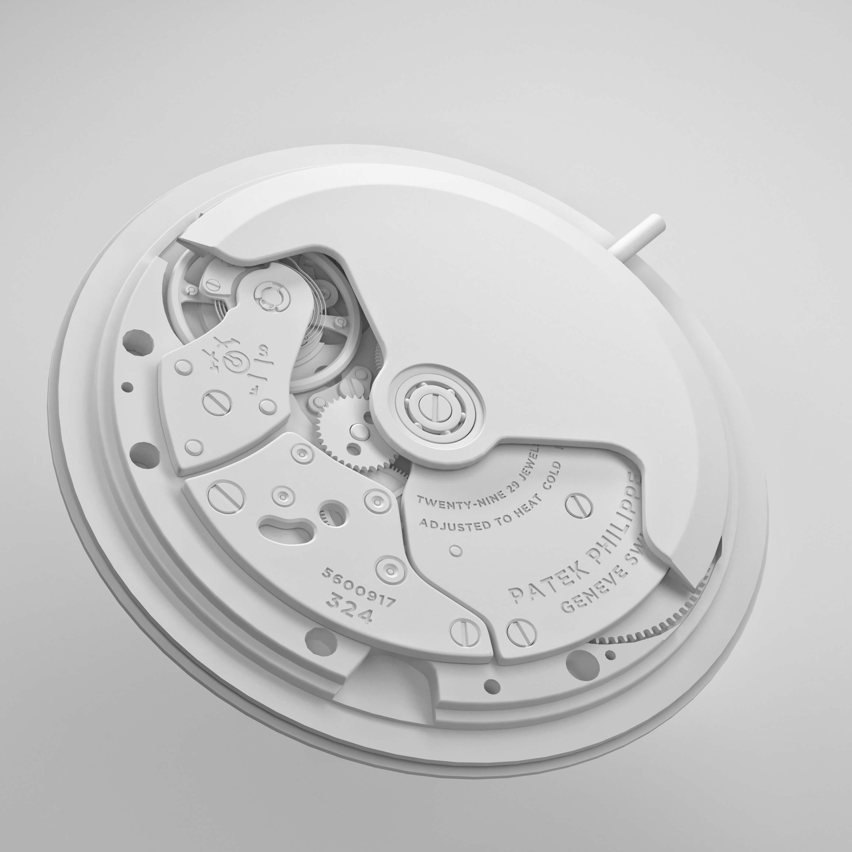 Patek Phillipe Caliber 324 Movement - 3D Model by Jordaki3d