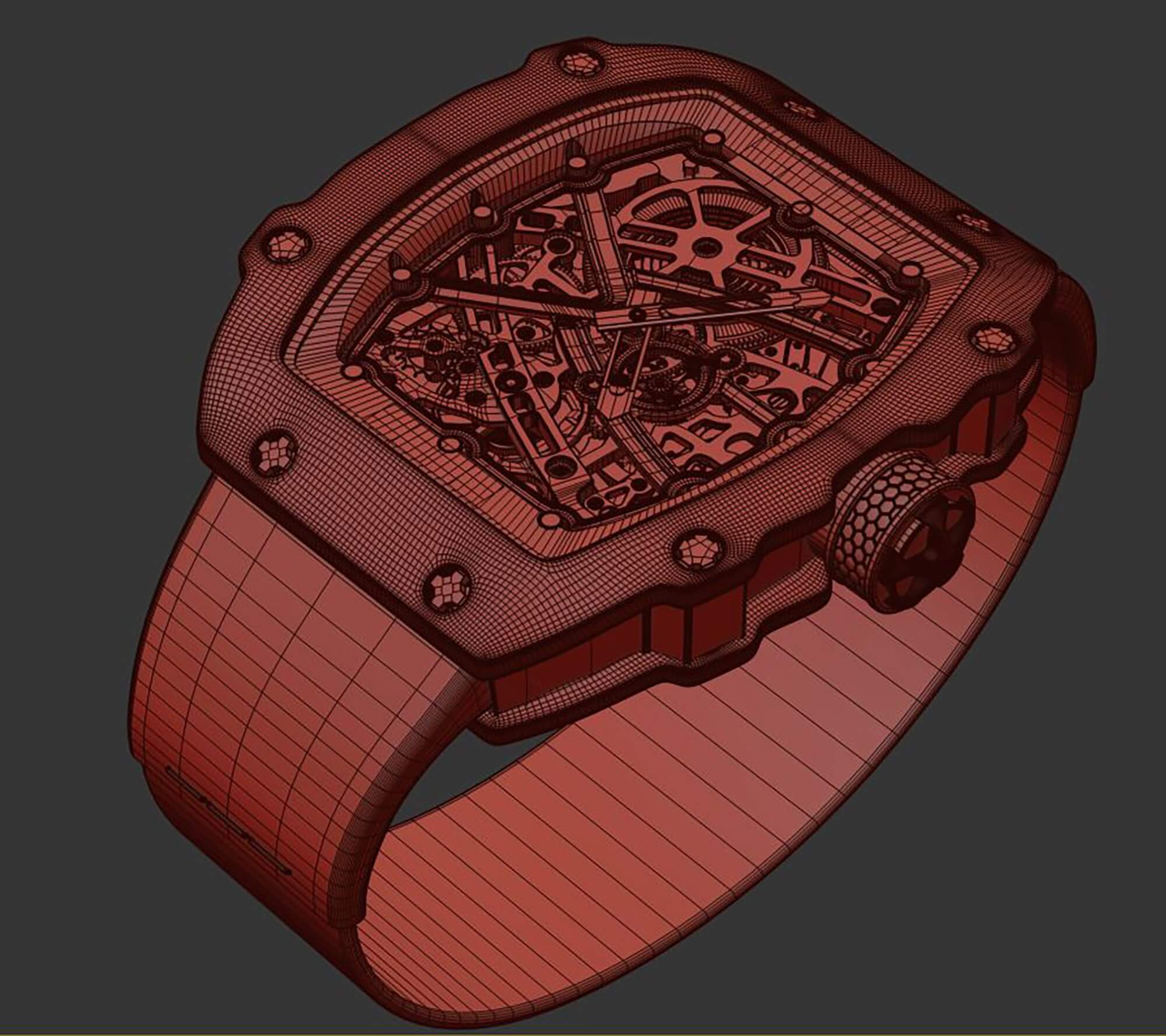 Richard Mille RM67-02 Ogier 3D Model by Jordaki3d
