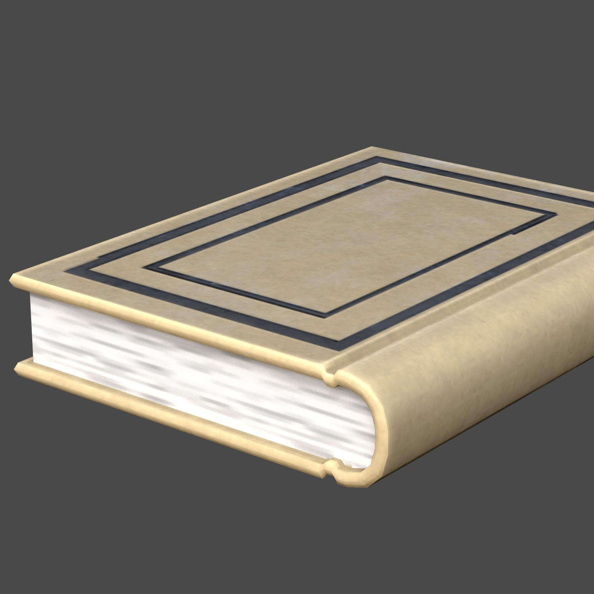 Generic Book - 3D Model by jordan3ddesigns