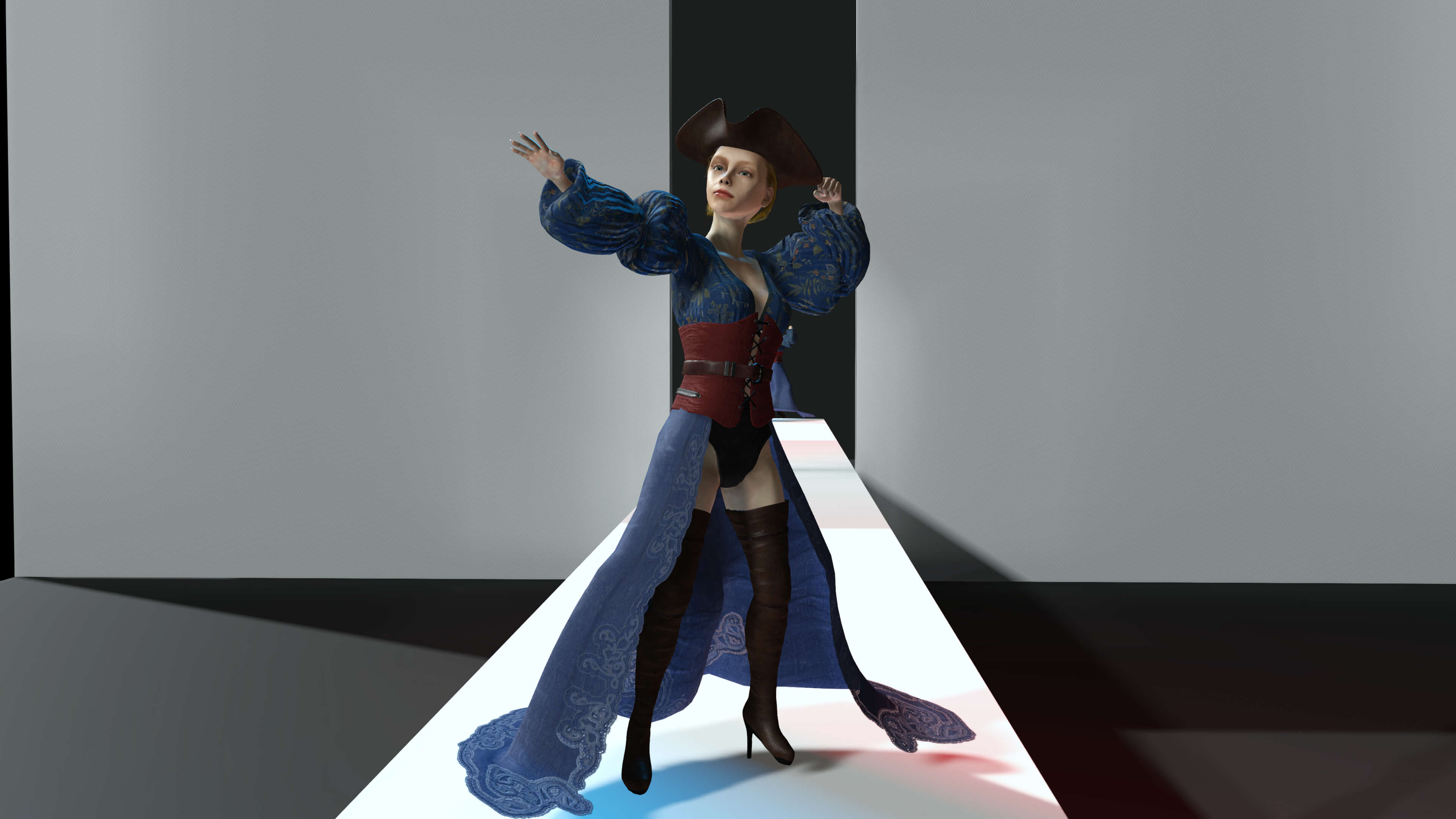 Novice Pirate 3D Render, Digital Art by Joseph11asda