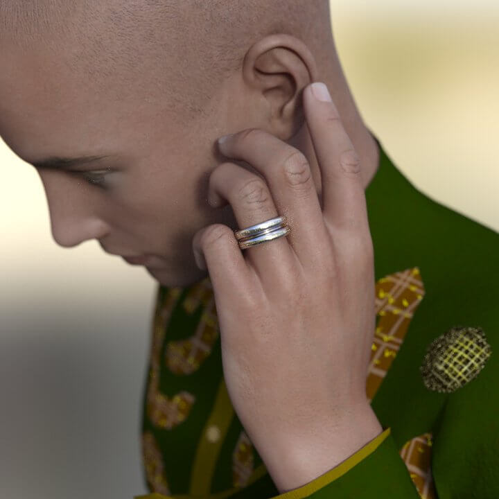 Dual Ring For Genesis 8 Female and Male - Daz Content by joyoboyo
