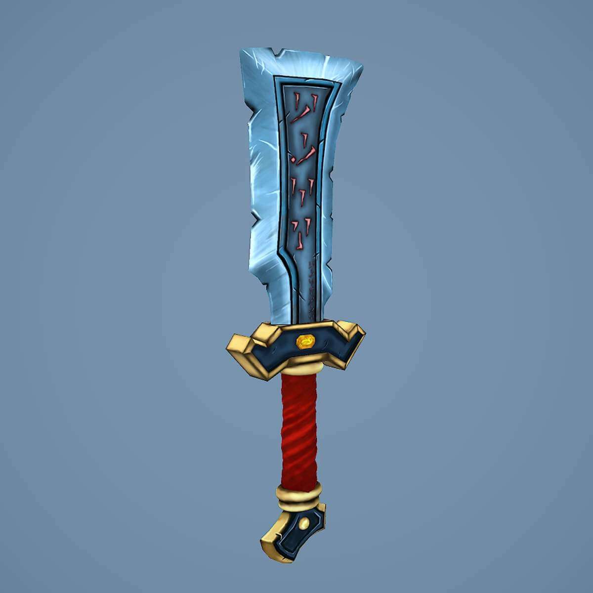 Stylised Fantasy Sword - 3D Model by JRModels