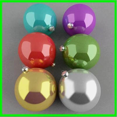 Christmas Balls - 3D Model by js3dcreative