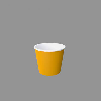 Empty Popcorn Tub Orange - 3D Model by js3dcreative