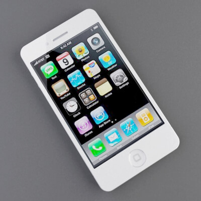iPhone 4G White - 3D Model by js3dcreative