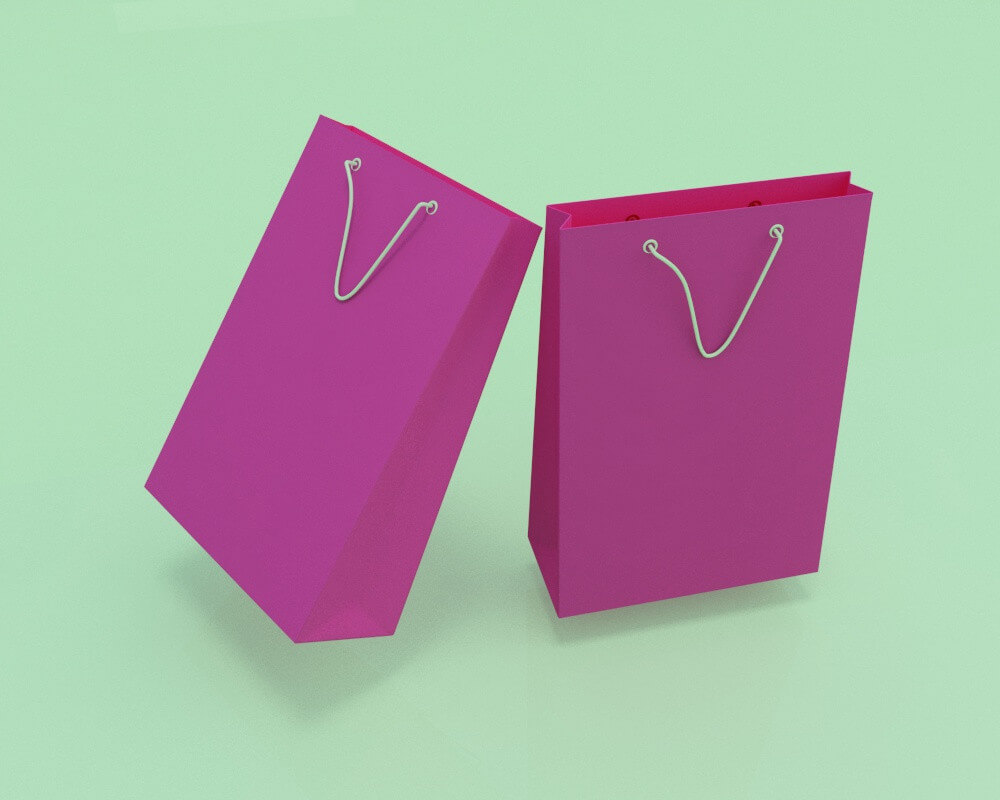 Shopping Bag - 3D Model by JS3dmodeling