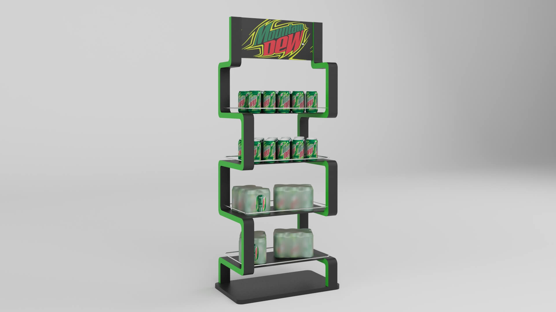 Disply Shelving - 3D Model by JsonMohsin