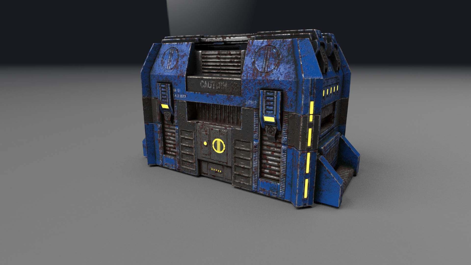Sci-Fi Crate 3D Model by Juan Soans