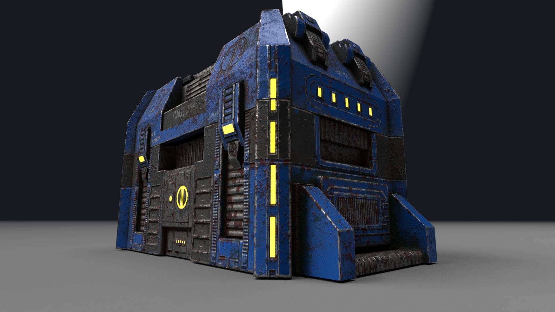 Sci-Fi Crate 3D Model by Juan Soans