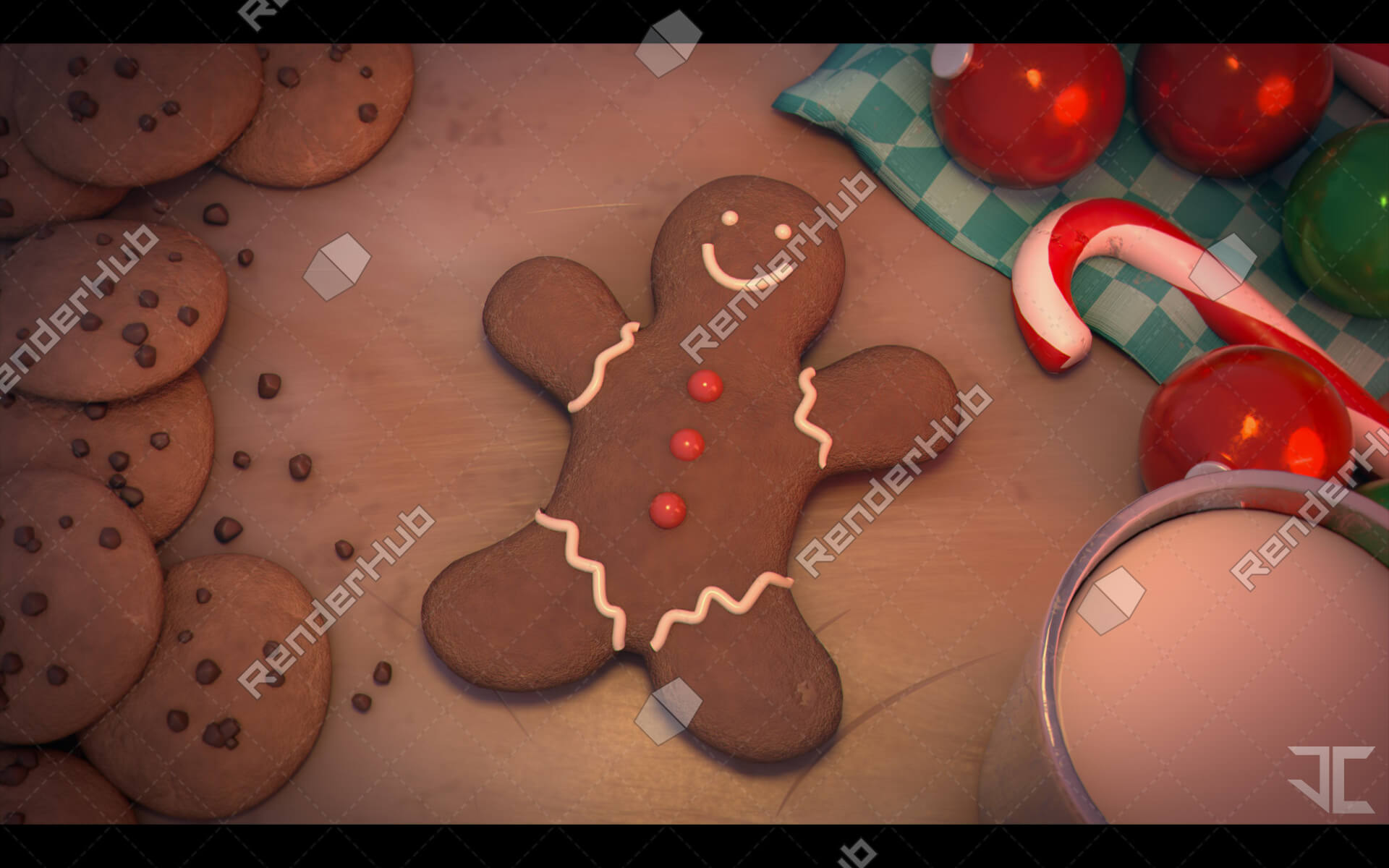 3D Stylized Toon Food Renders - Stock Image by JuanChee