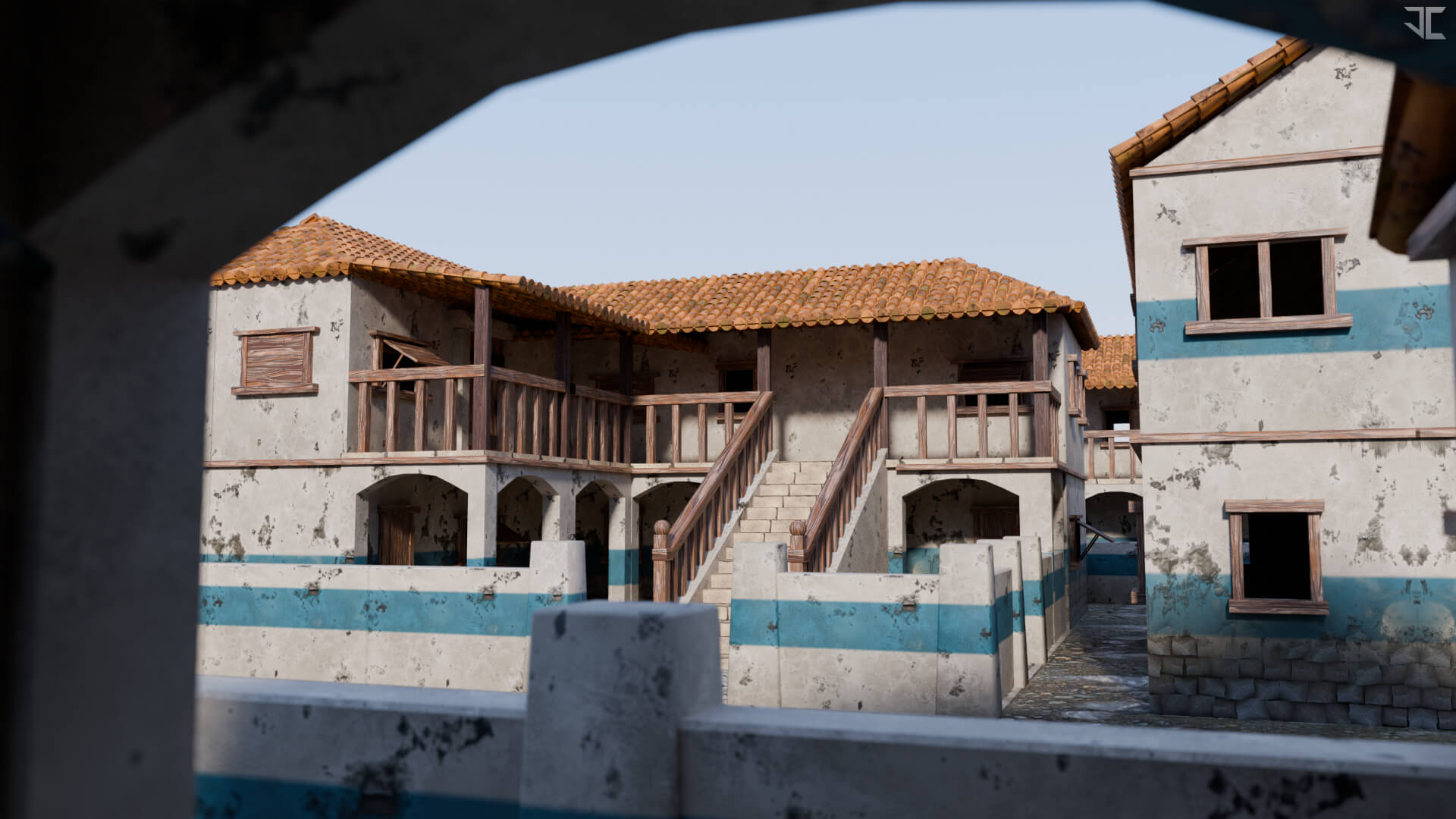 Asset Pack Vol 4 - Modular Ancient Greek Poor House 3D Model by JuanChee