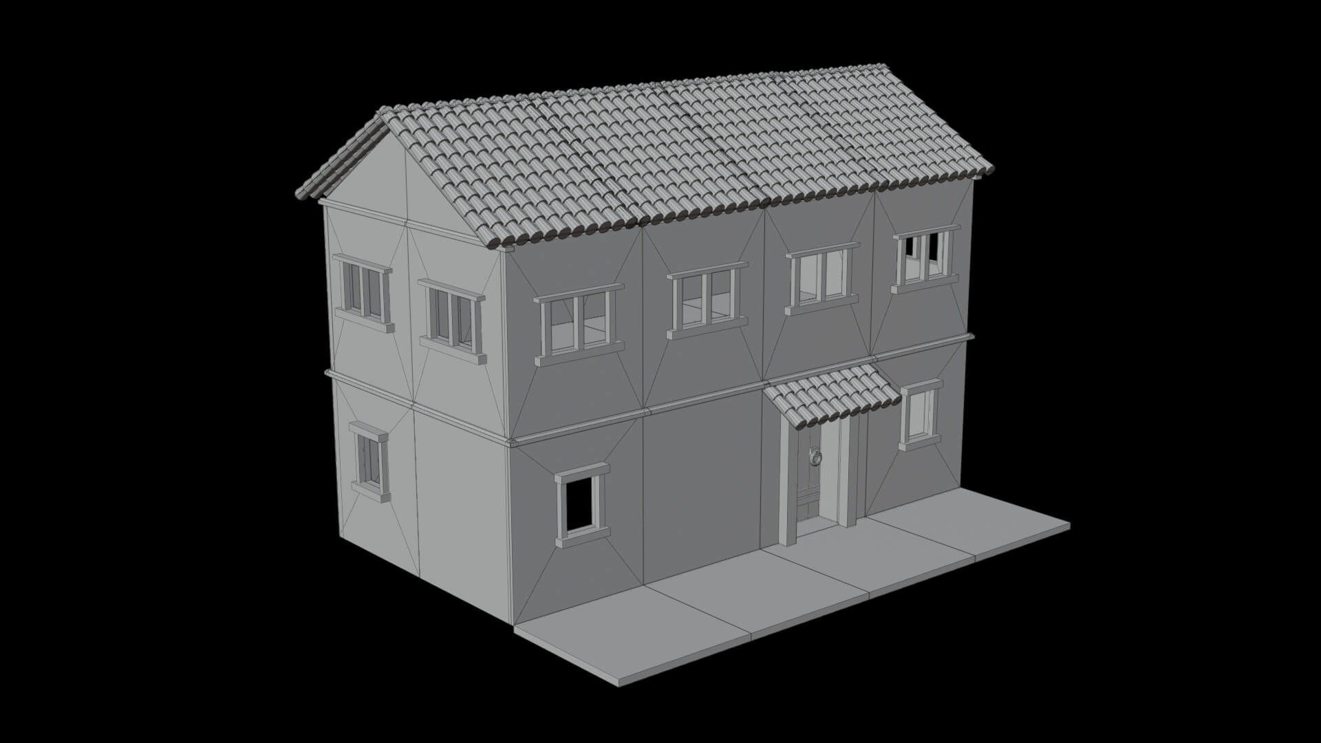 Asset Pack Vol 4 - Modular Ancient Greek Poor House 3D Model by JuanChee