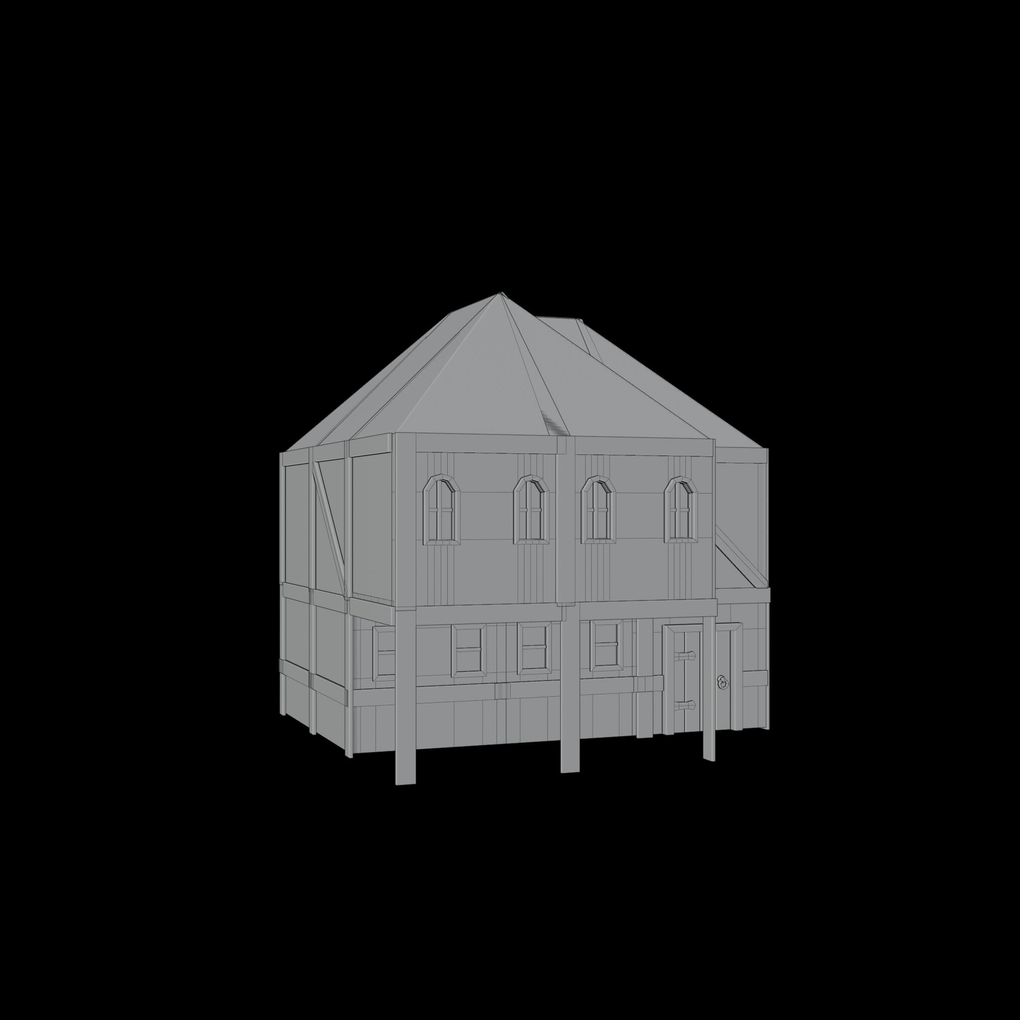 Asset Pack Vol 5 - Western Stone Castle 3D Model by JuanChee