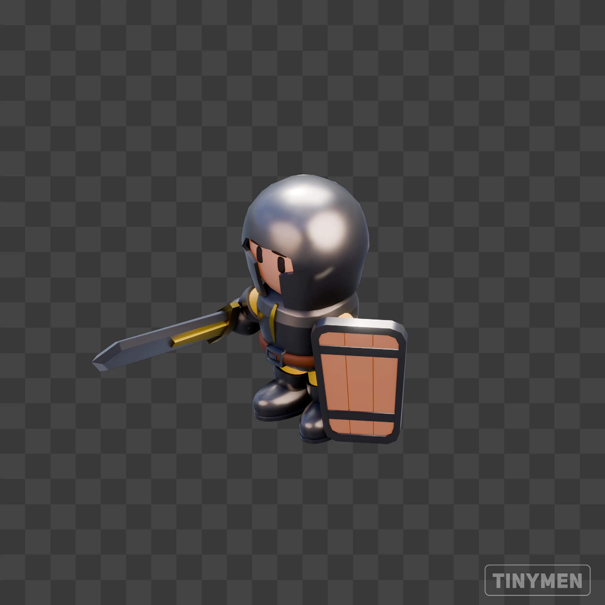 Tinymen - Kingdom of Bagels - Military 3D Model by JuanChee