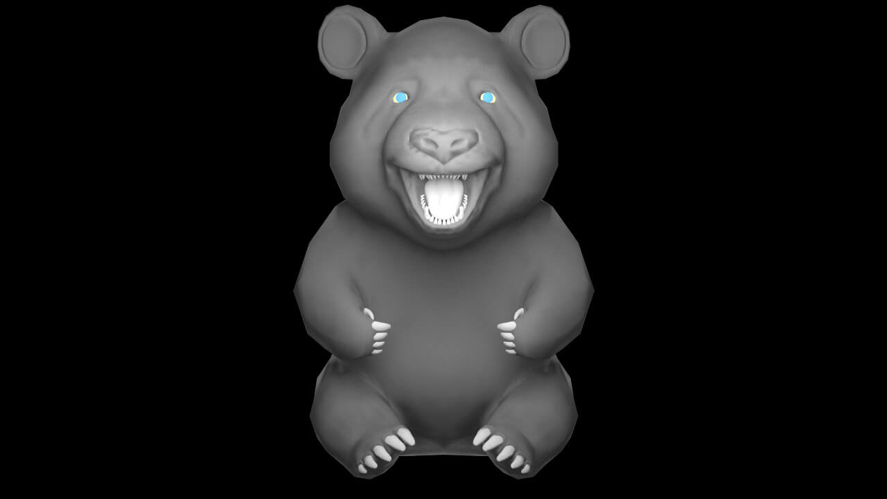 Cartoon Panda - 3D Model by Jude