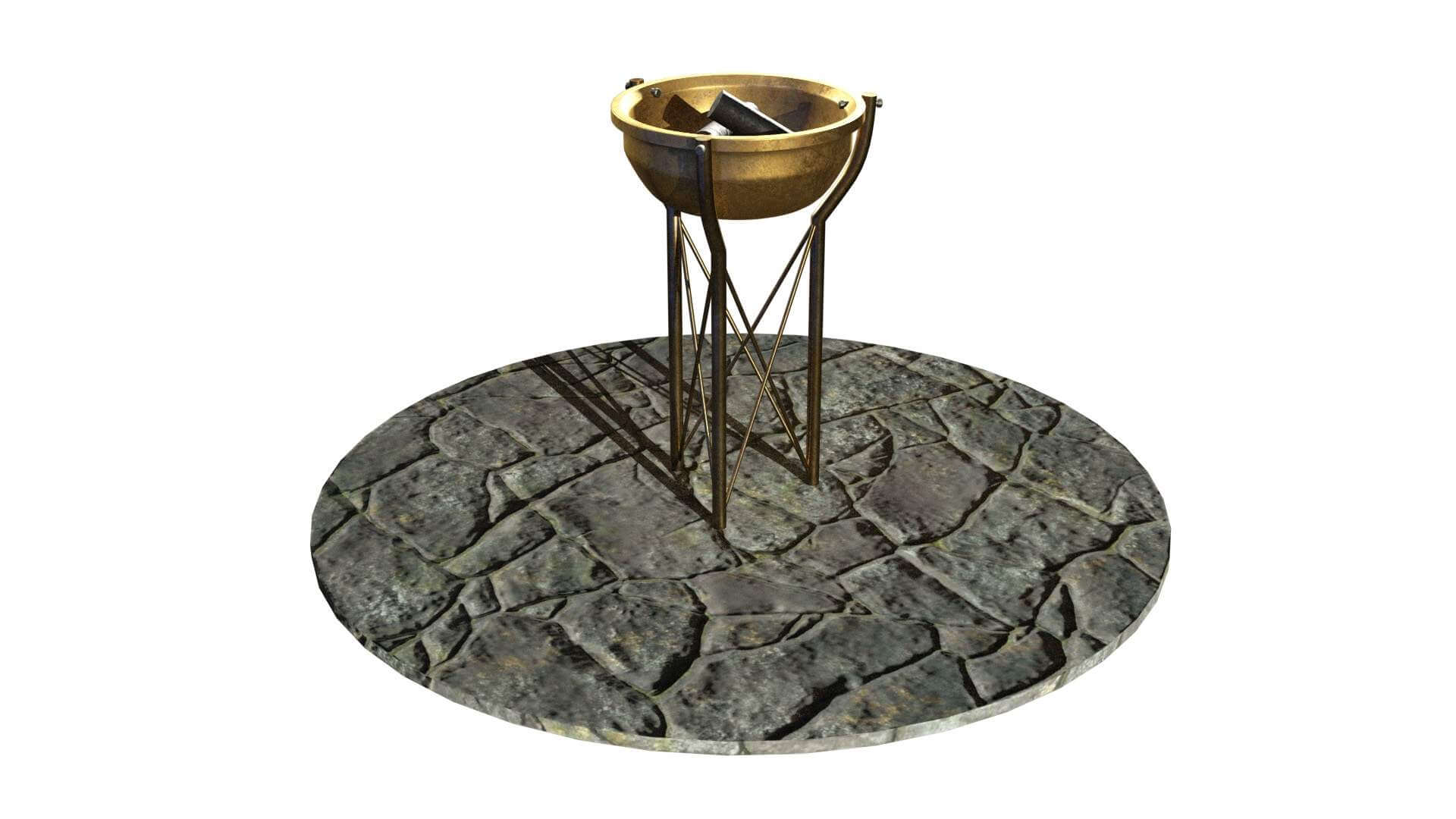 Fire Pot - 3D Model by Jude