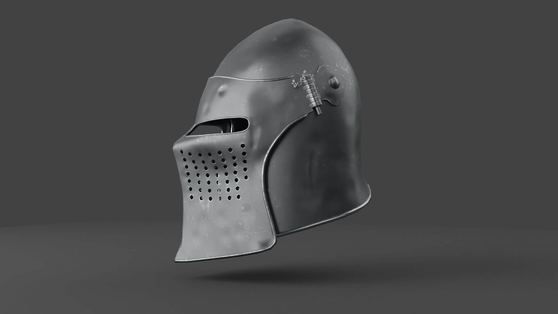 Barbute Helmet - 3D Model by JuiceTiGeap