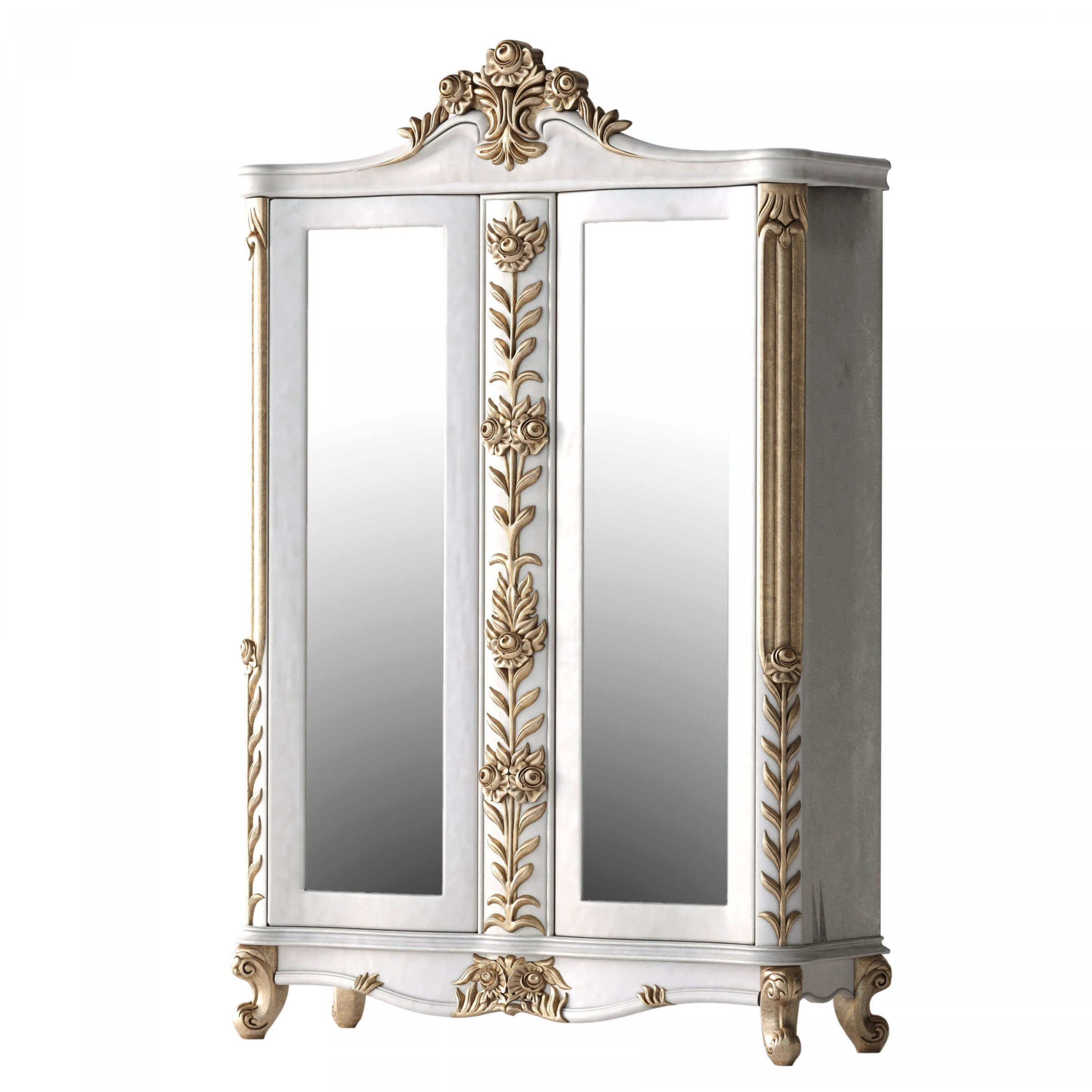 Carved Wardrobe - 3D Model by julg