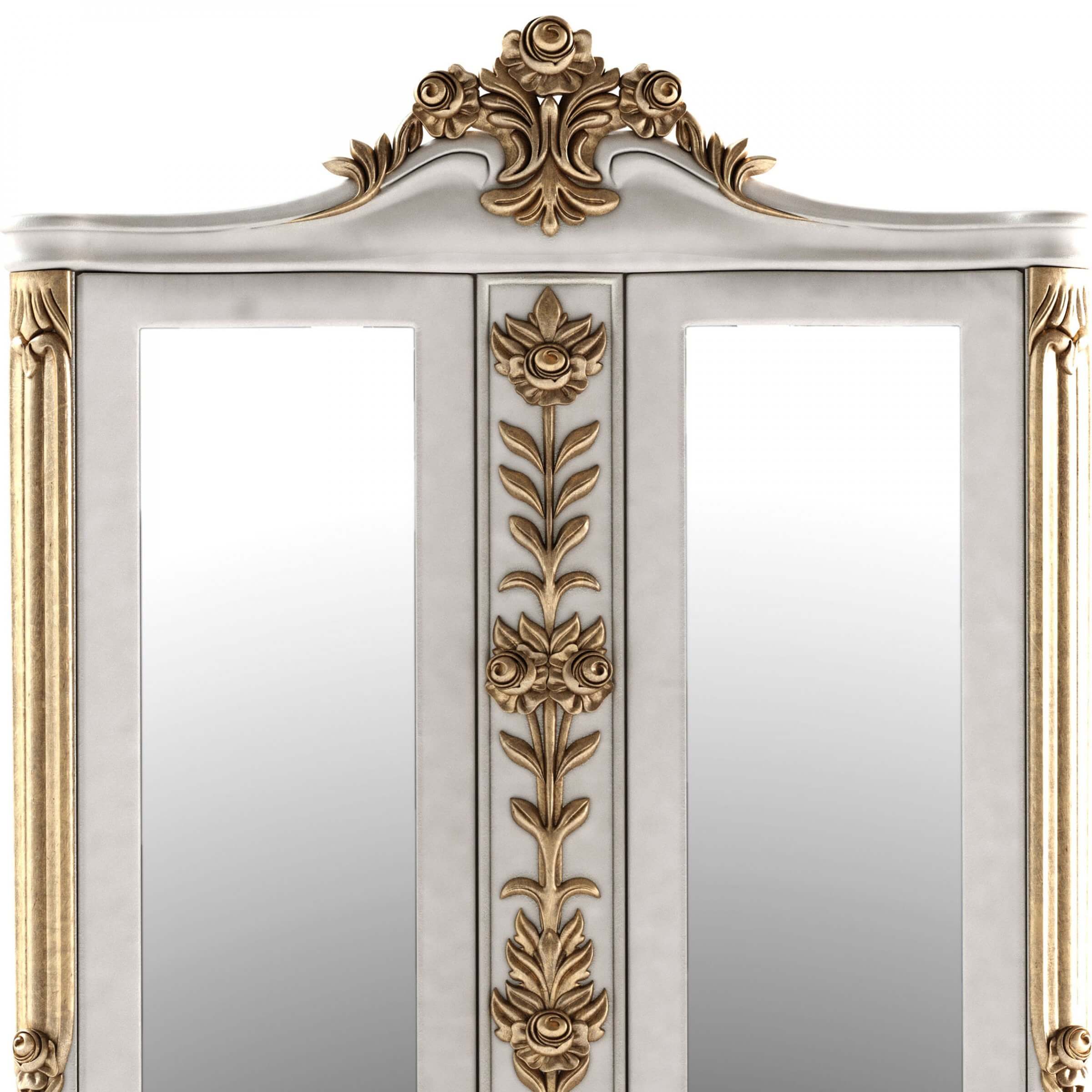 Carved Wardrobe - 3D Model by julg