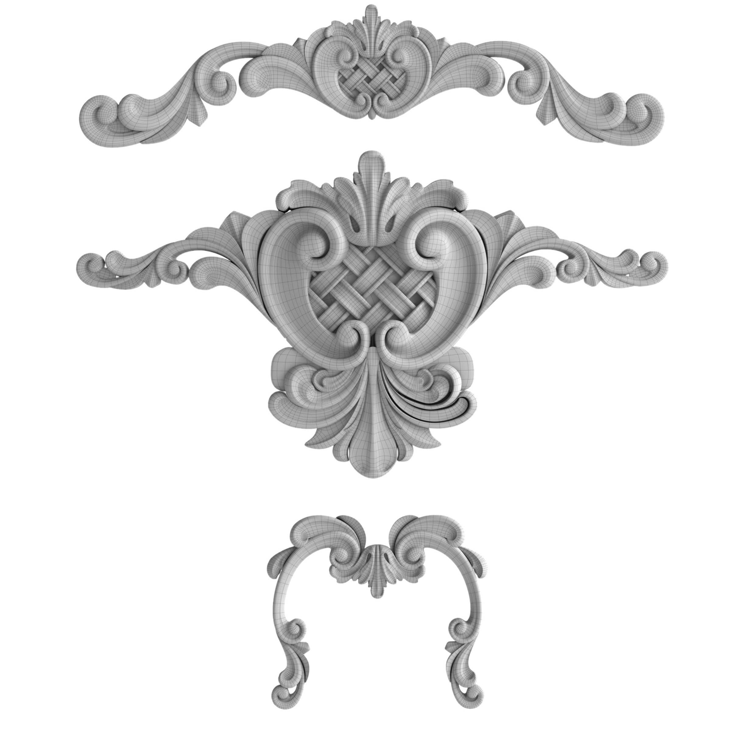 Decorative Element 14 - 3D Model by julg