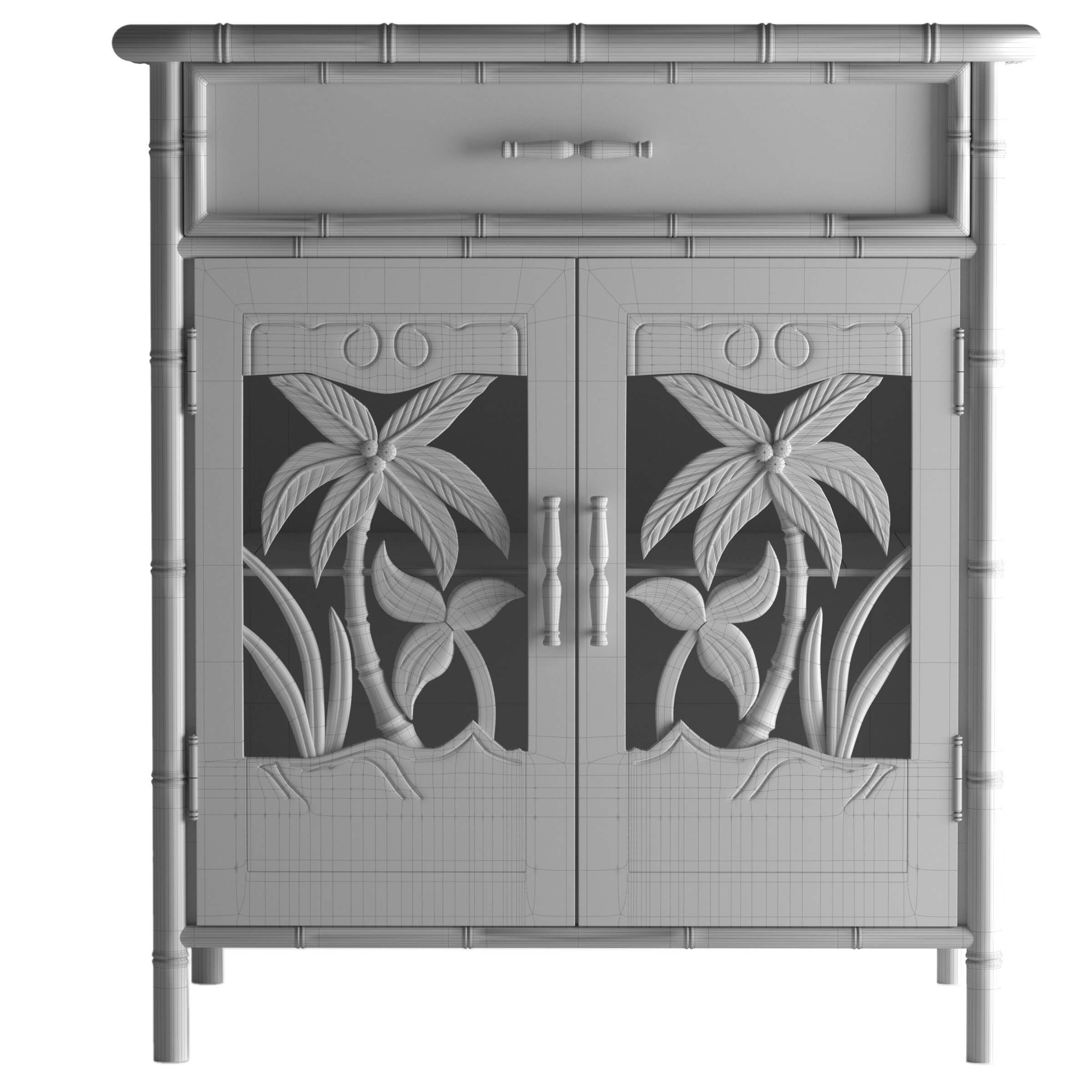 Tropical Storage Cabinets - 3D Model by julg