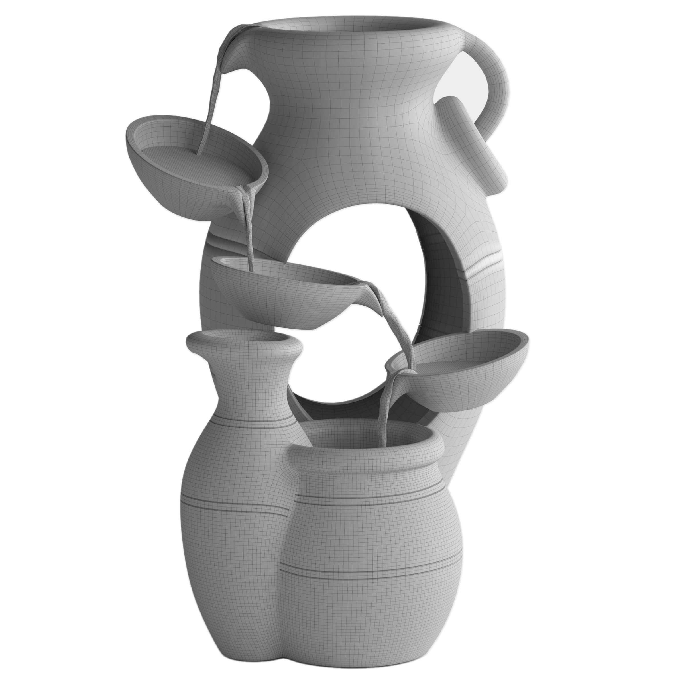 Water Fountain - 3D Model by julg