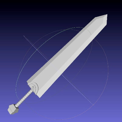 Berserk Guts Sword - 3D Model by Julian Danzer