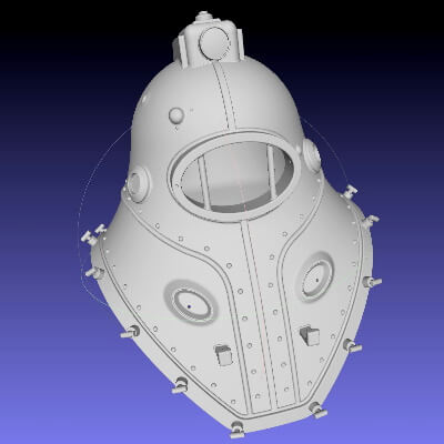 Bioshock Big Daddy Subject Delta Helmet - 3D Model by Julian Danzer