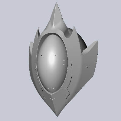 Code Geass Zero Mask Printable Model by Julian Danzer