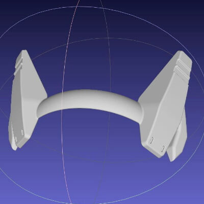 Cyberpunk Edgerunners Rebecca Headgear - 3D Model by Julian Danzer