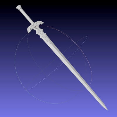 Fate Astolfo Sword Printable Assembly - 3D Model by Julian Danzer
