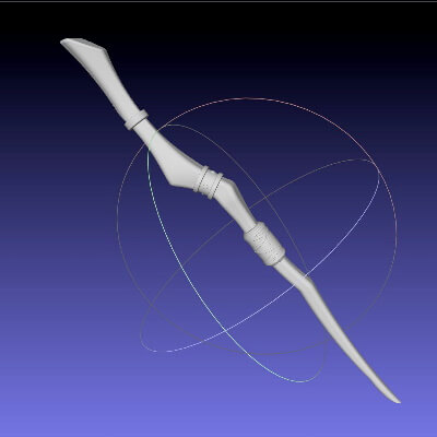 Frieren Fern Staff Printable Assembly - 3D Model by Julian Danzer