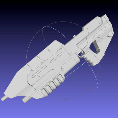 HALO Assault Rifle MA5B - 3D Model by Julian Danzer