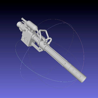 Kaiju No 8 Mina Ashiro Railgun - 3D Model by Julian Danzer