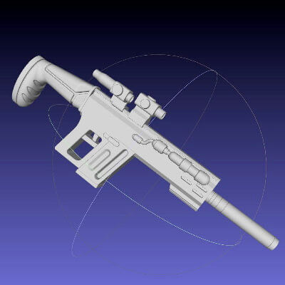 Kaiju No 8 Rifle - 3D Model by Julian Danzer