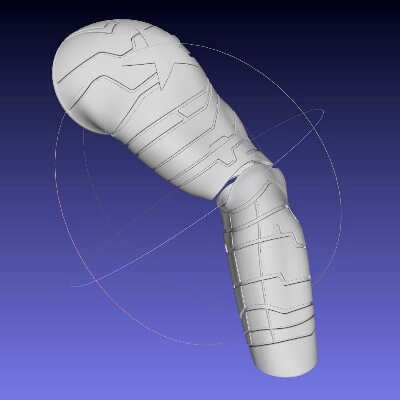 Marvel Winter Soldier Arm - 3D Model by Julian Danzer