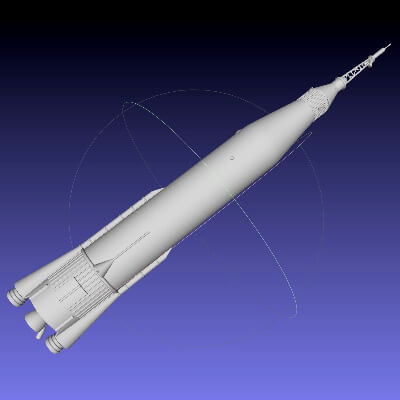 Mercury Atlas LV-3B Printable Rocket Model by Julian Danzer