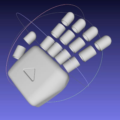 Murder Drones Drone Hand - 3D Model by Julian Danzer