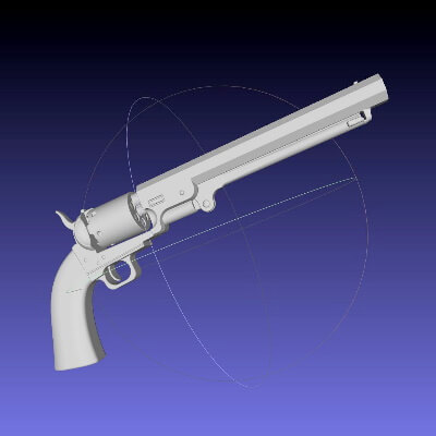 Murder Drones Tessa Revolver - 3D Model by Julian Danzer