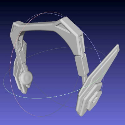 Overwatch 2 Version D.Va Headset Printable Model by Julian Danzer