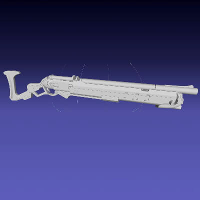 Overwatch Ashe Rifle Assembly - 3D Model by Julian Danzer