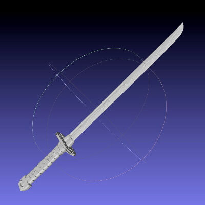 Overwatch Young Genji Dragonblade Sword And Sheath Assembly - 3D Model ...