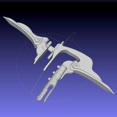 Overwatch Young Hanzo Bow Core - 3D Model by Julian Danzer